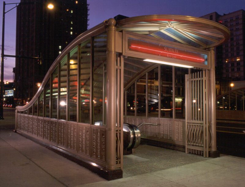 Subway Kiosks - Allen Architectural Metals